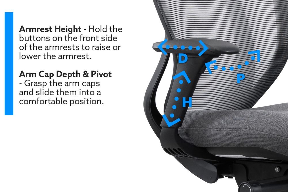 BTOD Duolc Mesh Back Ergonomic Chair