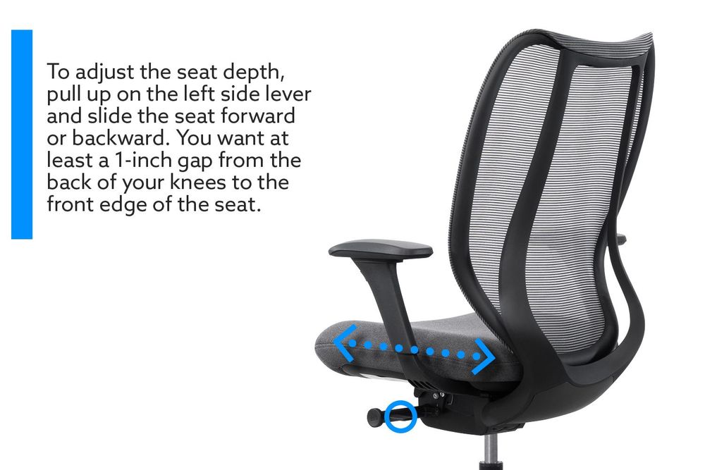 BTOD Duolc Mesh Back Ergonomic Chair