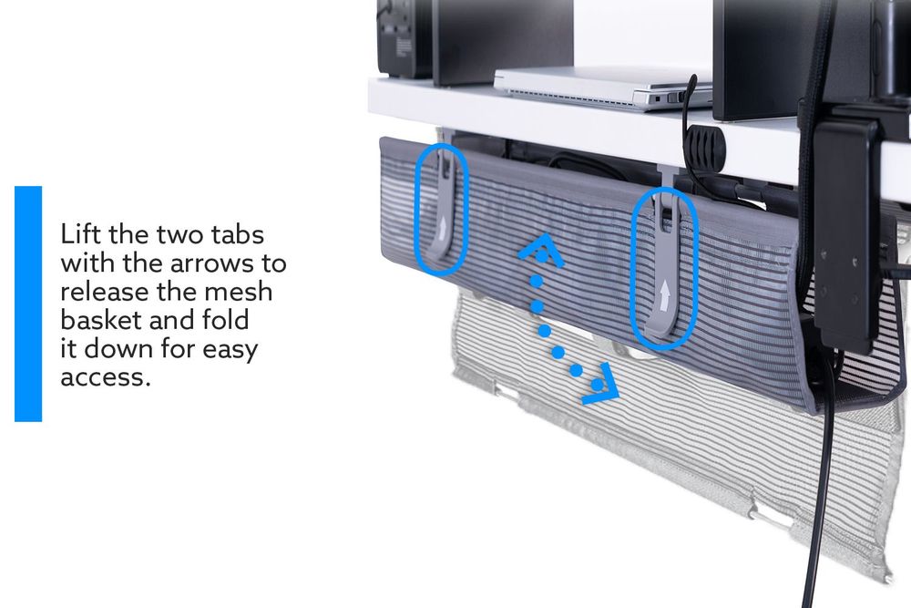 Humanscale NeatTech Under Desk Cable Management System