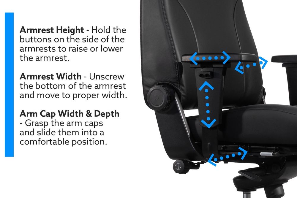 NightWatch CMDR 24 Hour Intensive Use Office Chair - 400 lbs.