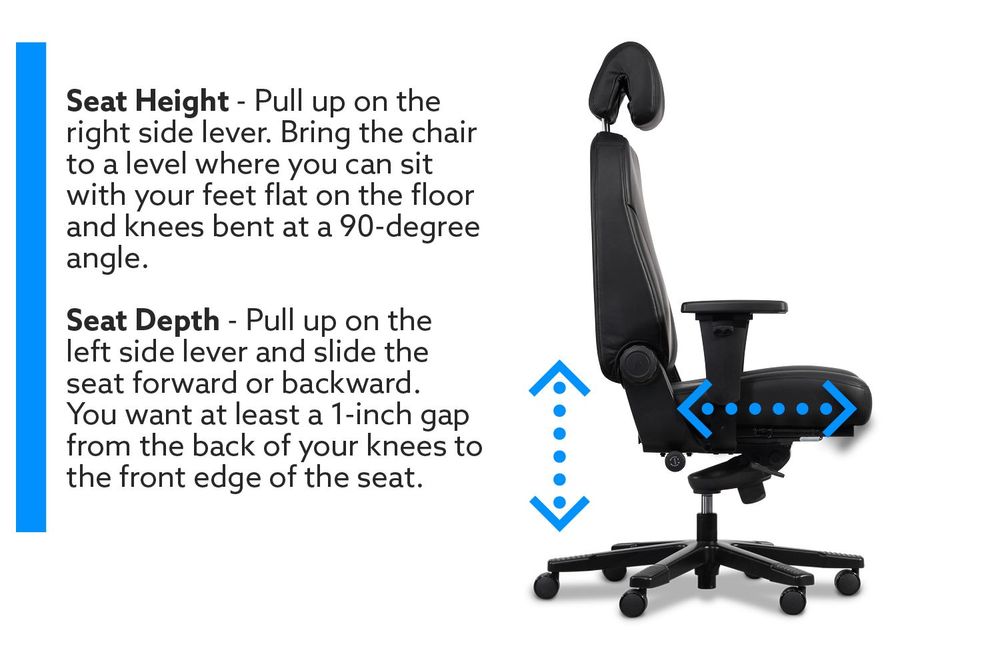 NightWatch CMDR 24 Hour Intensive Use Office Chair - 400 lbs.