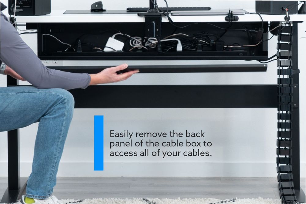 BTOD Ultimate Under Desk Cable Management Box