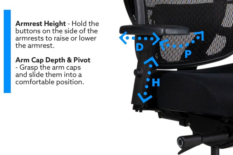 BTOD Akir Mesh Back Ergonomic Chair