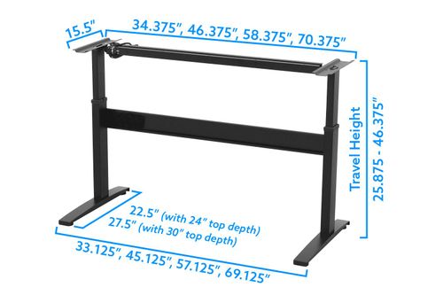 VertDesk v3 Electric Sit Stand Base Only