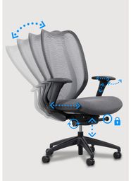 BTOD Duolc Mesh Back Ergonomic Chair